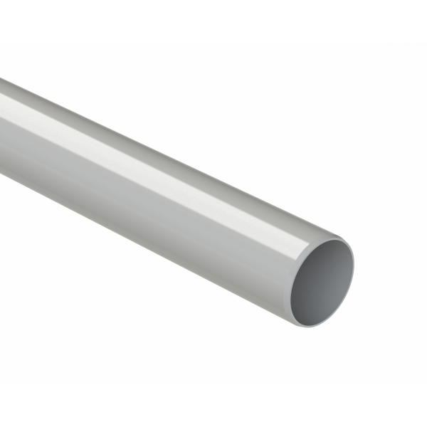 POLYPIPE SOIL PLAIN END PIPE; 3"/82MM 3M GREY
