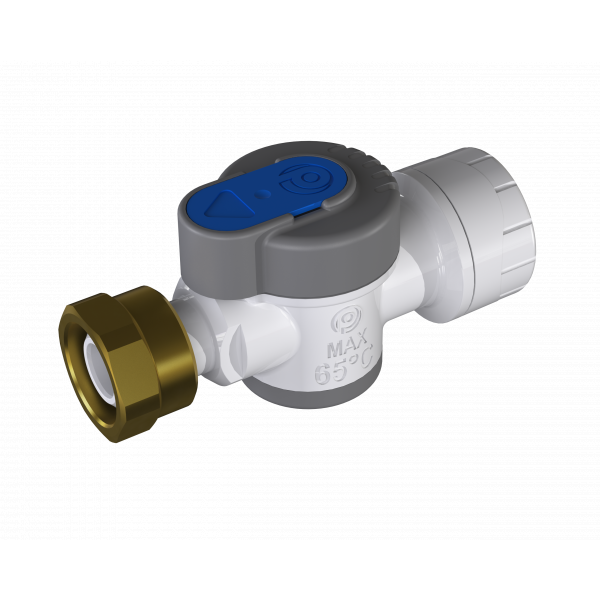 POLYPLUMB STRAIGHT SERVICE VALVE;15X1/2"