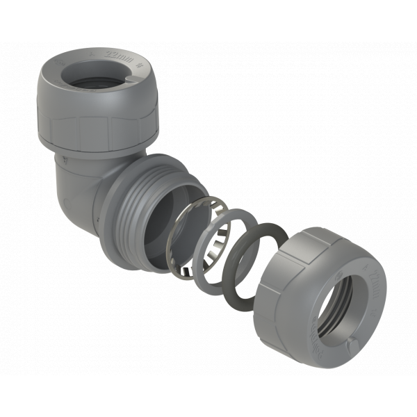 POLYPLUMB ENHANCED ELBOW; 22MM