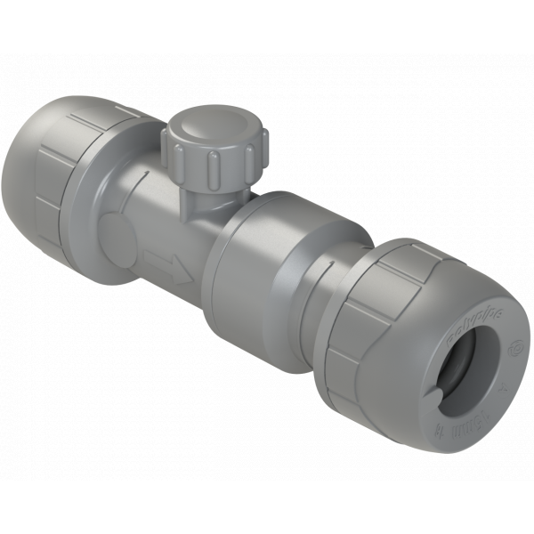 POLYPLUMB DOUBLE CHECK VALVE; 15MM