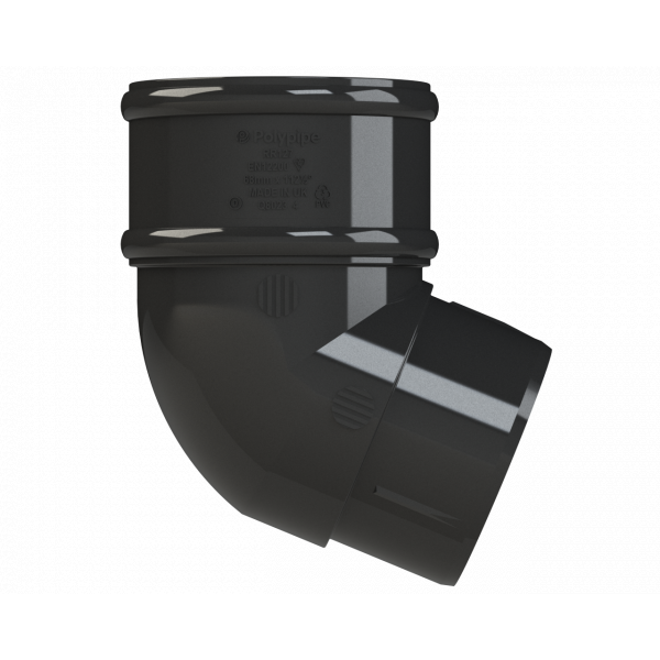 DPR68 112.5 DEGREE OFFSET BEND; BLACK