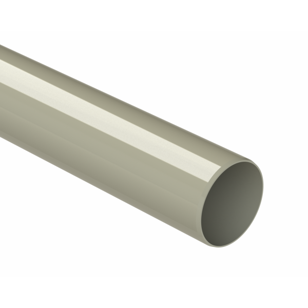 POLYPIPE SOIL PLAIN END PIPE; 4"/110MM 3M SG