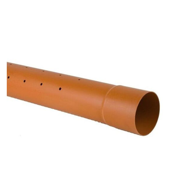 110MM X 6M BLOWN SOCKET PERFORATED PIPE