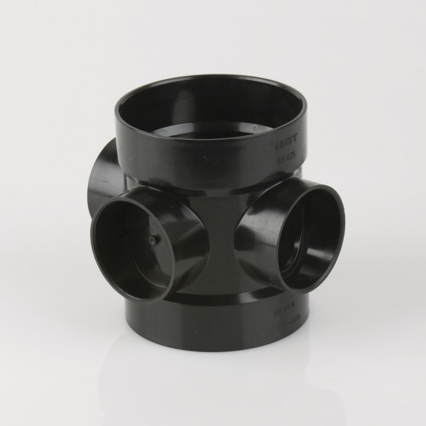 110MM DOUBLE SOLVENT SHORT BOSS PIPE EN 1329-1